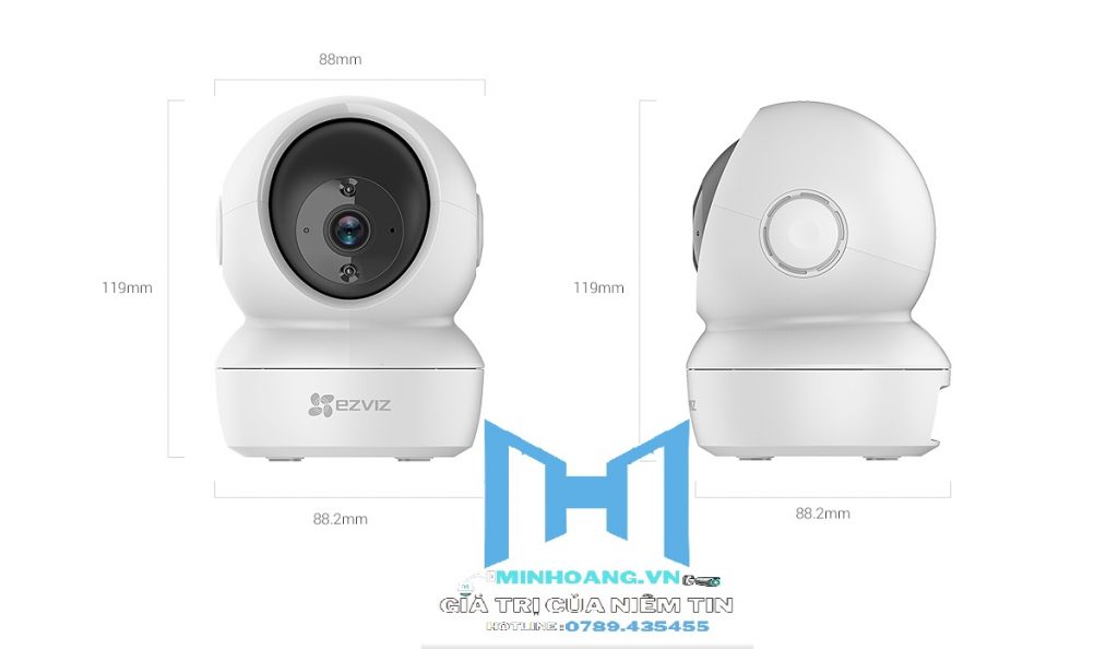 Camera wifi Ezviz C6N 4MP 2K - camera minh hoang